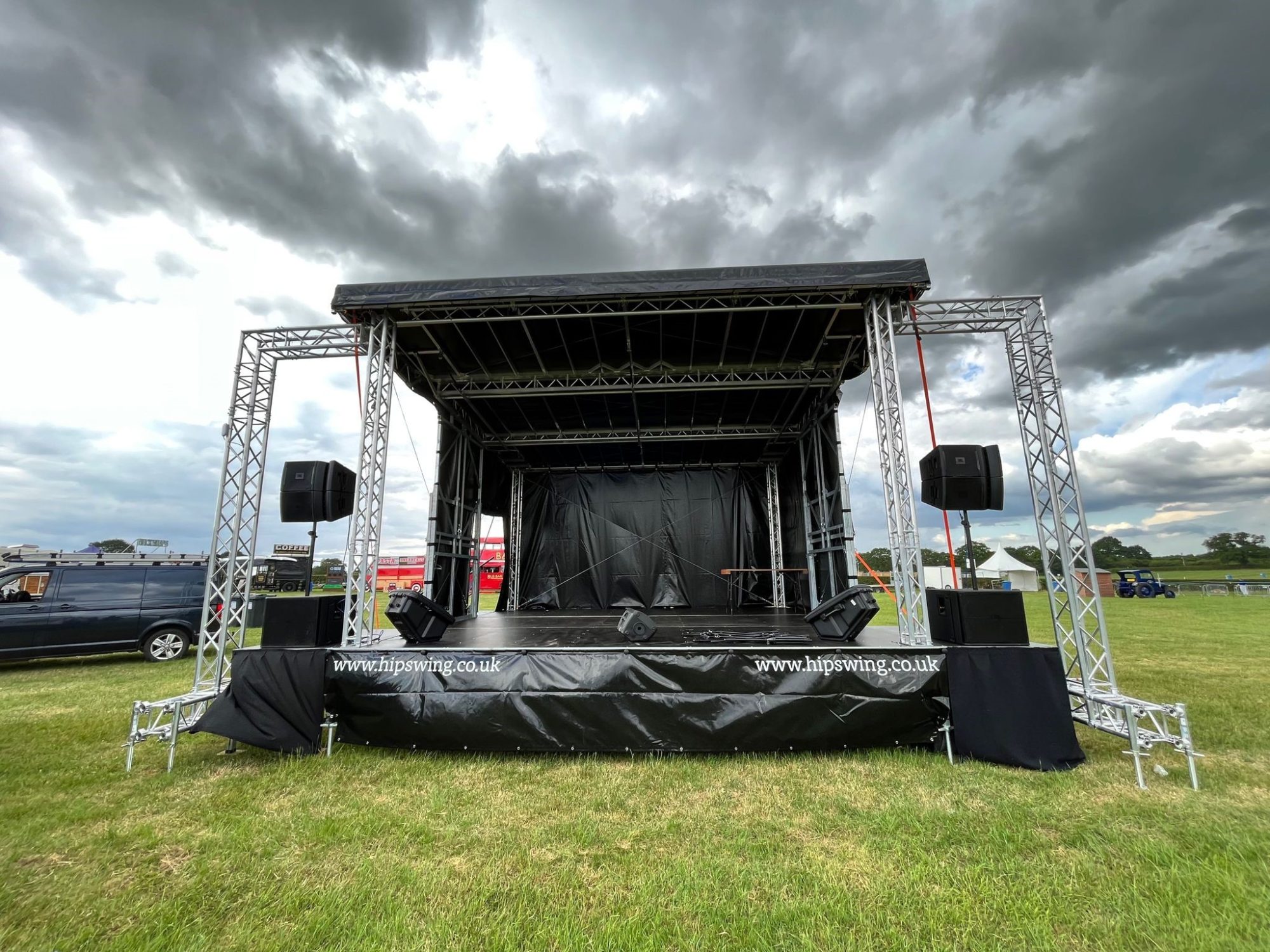 Outdoor Mobile Stage Trailer Hire